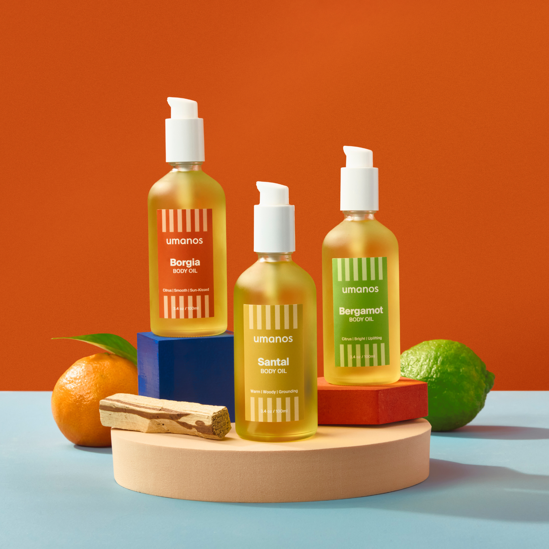 Botanical Body Oil Set – Giftable Trio of Nourishing Organic Oils